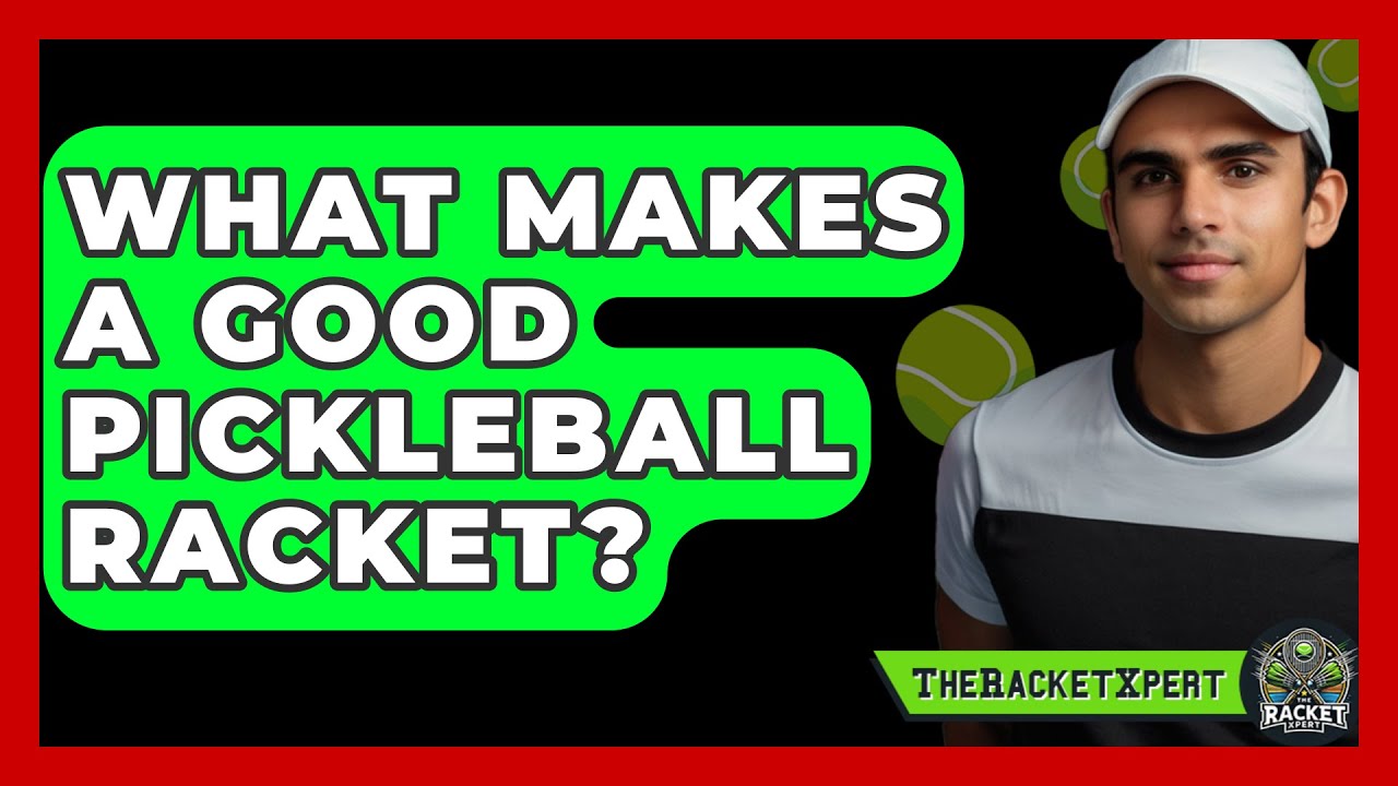 What Makes A Good Pickleball Racket? - The Racket Xpert - YouTube