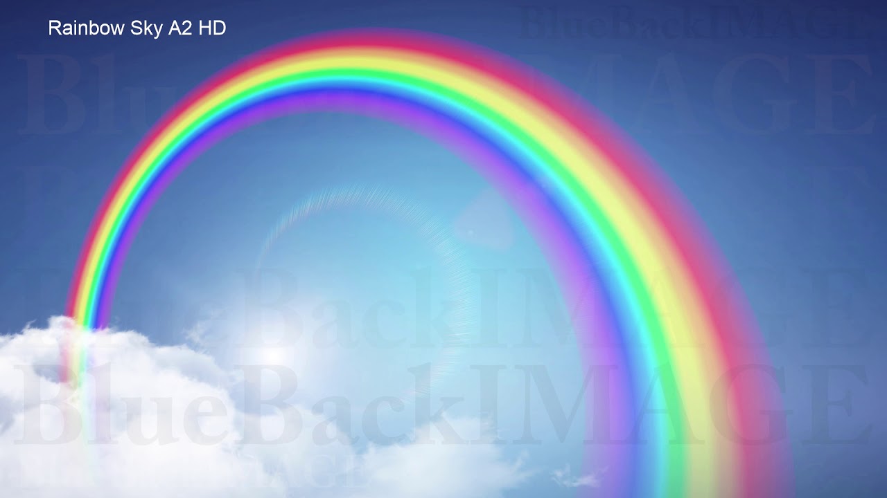 Stock Footage Rainbow in the sky Rainbow Sky A2 HD - YouTube