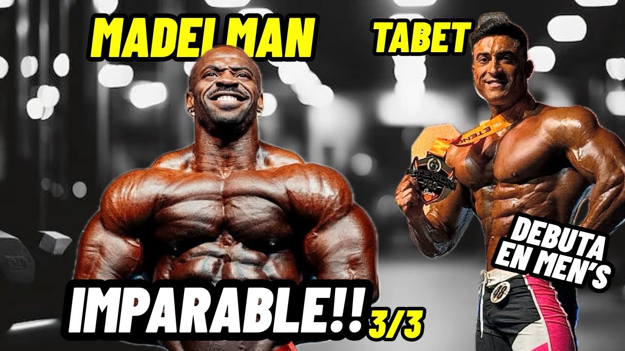Madelman IMPARABLE‼️🏆🔥JORGE Tabet DEBUTA en MEN’s PHYSIQUE‼️🏅ETENON PRO ...