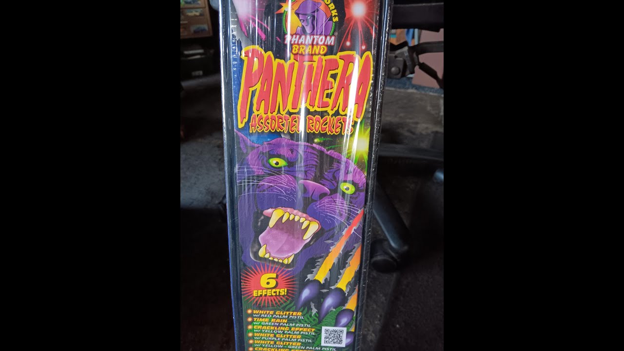 PANTHERA ASSORTED ROCKETS BY(PHANTOM BRAND FIREWORKS)6 PCS - YouTube