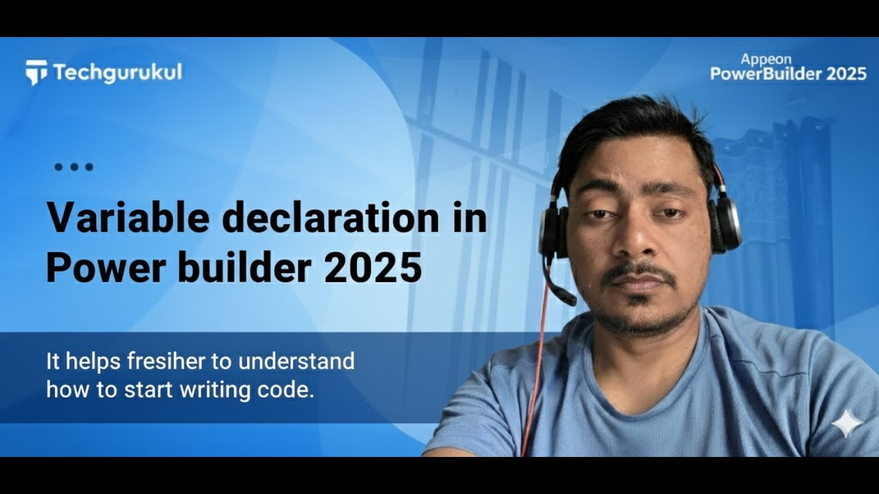 Variable declaration in Power builder 2025 it helps fresher to ...