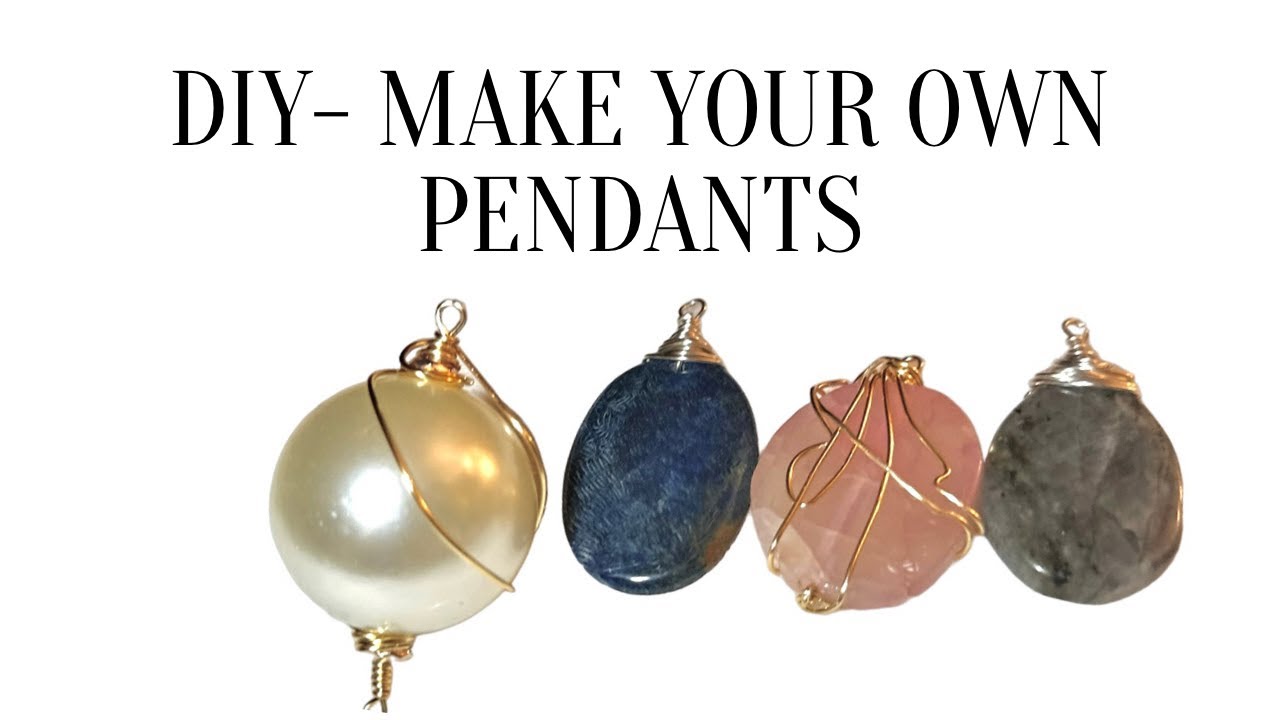 Make Your own Pendants - YouTube