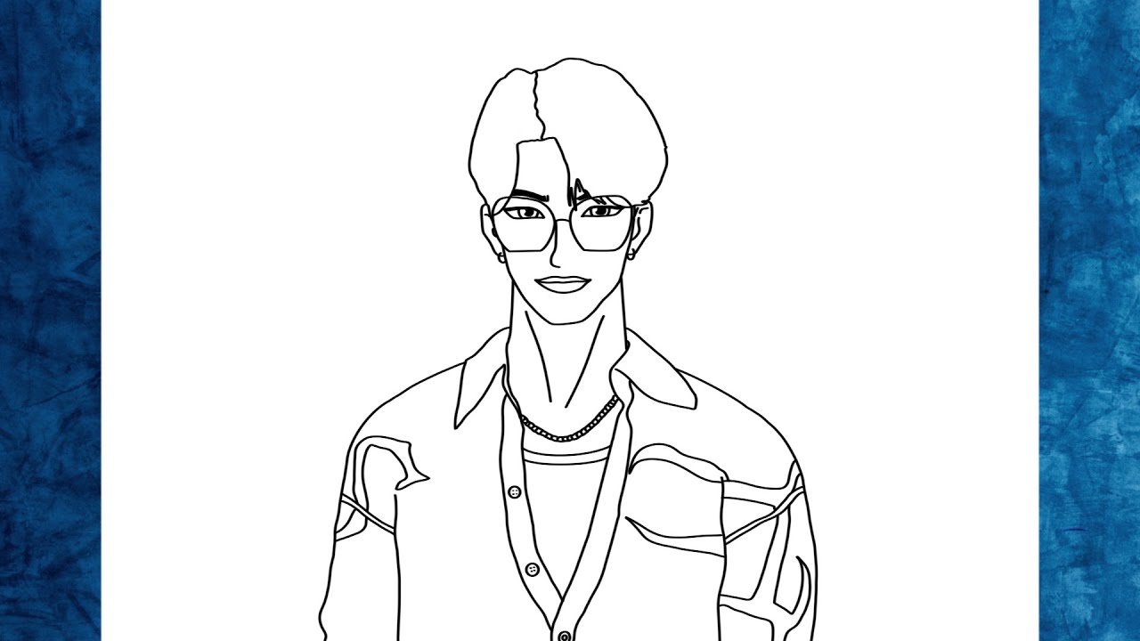 HOW TO DRAW JINU FROM KPOP DEMON HUNTERS - YouTube
