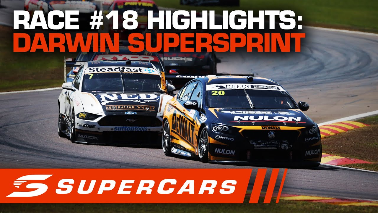 Highlights: Race #18 - Darwin SuperSprint | Supercars 2020 - YouTube