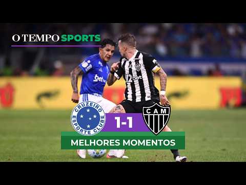 MELHORES MOMENTOS DE CRUZEIRO 1 X 1 ATLÉTICO, pelo primeiro jogo da Copa do Brasil