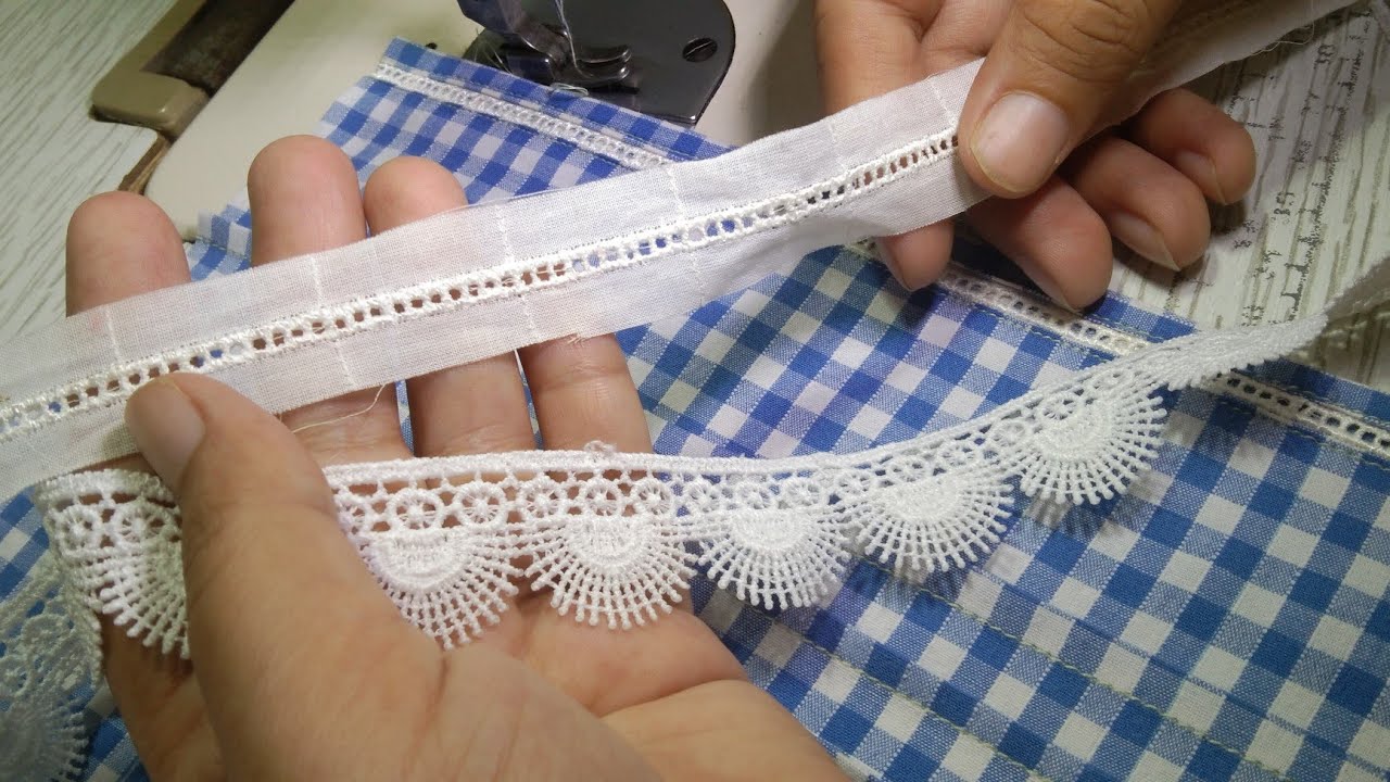 Simple SI seerhi lace k Sath sleeves designing|| Sleeves Designing # ...