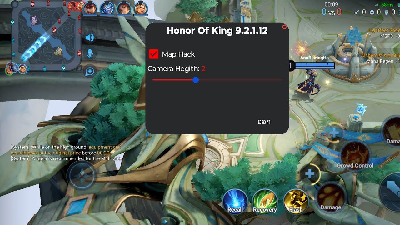 โปร Honor Of King Hack Map | Hok Mod menu 9.2.1.12 | ใหม่ กันแบน 100% ...