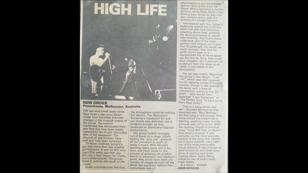 New Order-Face Up (Live 5-17-1985) - YouTube