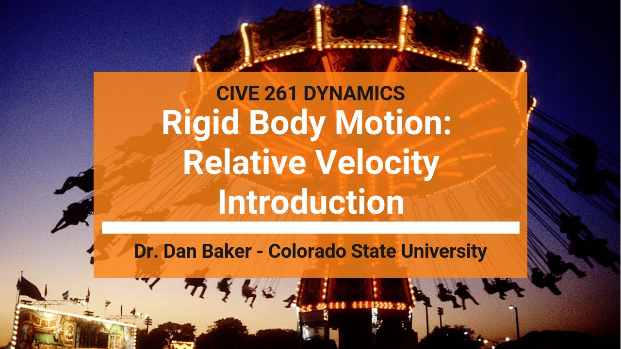 Dynamics: Rigid Body Relative Velocity Overview - YouTube