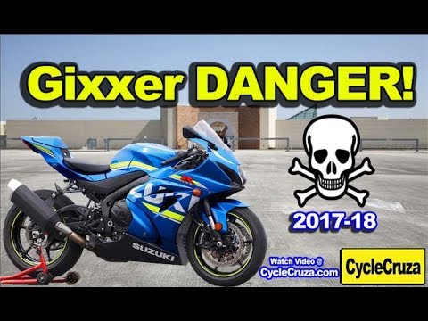 2018 Suzuki GSX-R1000 DANGER! BEWARE! (2017-18 models)
