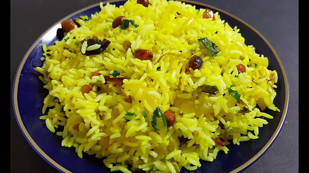 How to Make Special South Indian Chitranna | Lemon Rice Recipe | Quick ...