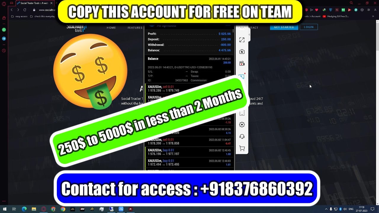 100$ to 10000$ Live Account Challenge 🤑💸 COPY MY MT4 ACCOUNT FOR FREE ...
