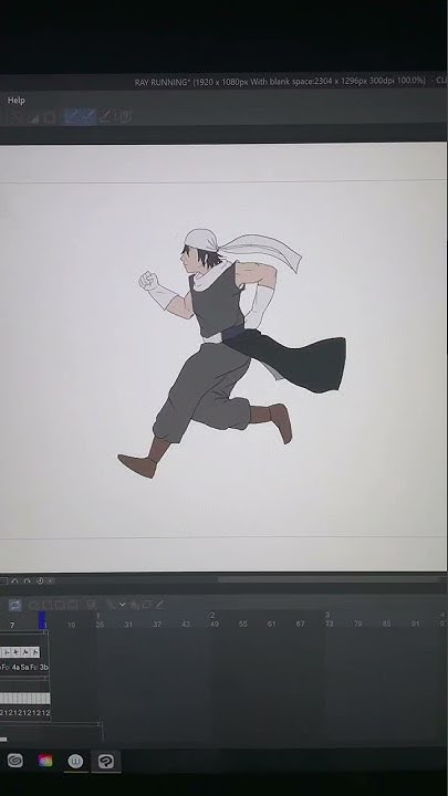 Simple 2D Animation Process #shorts - YouTube