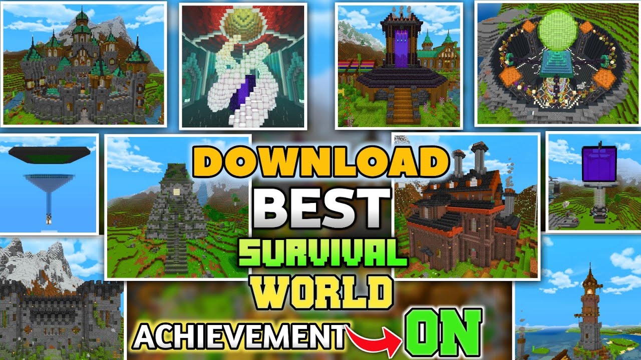 Download My BEST WORLD In Minecraft Pocket Edition || Minecraft PE ...