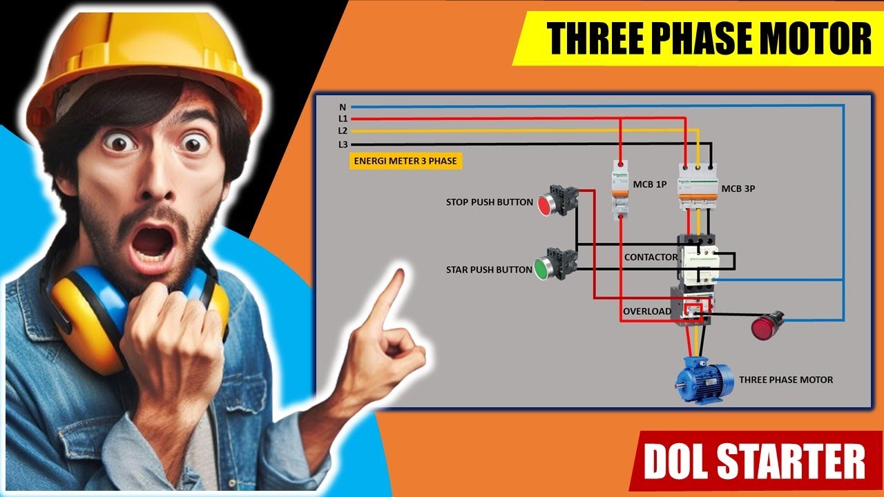Circuit Diagram Self-Holding Contactor Locking System in Direct On Line ...