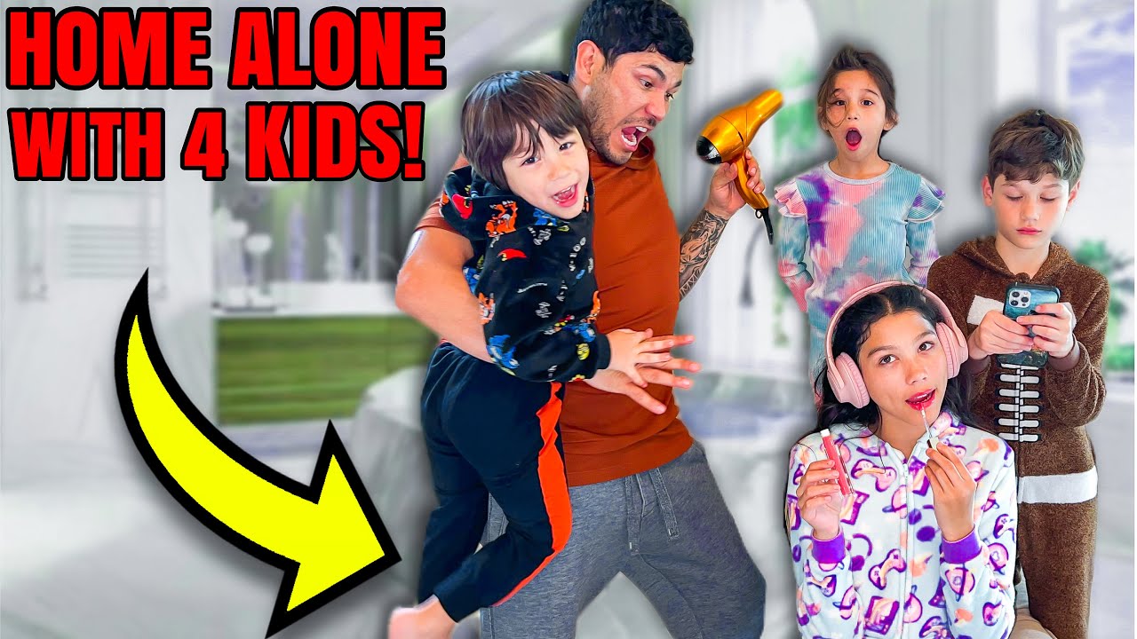 HOME ALONE WITH 4 KIDS **GONE WRONG** | Familia Diamond - YouTube