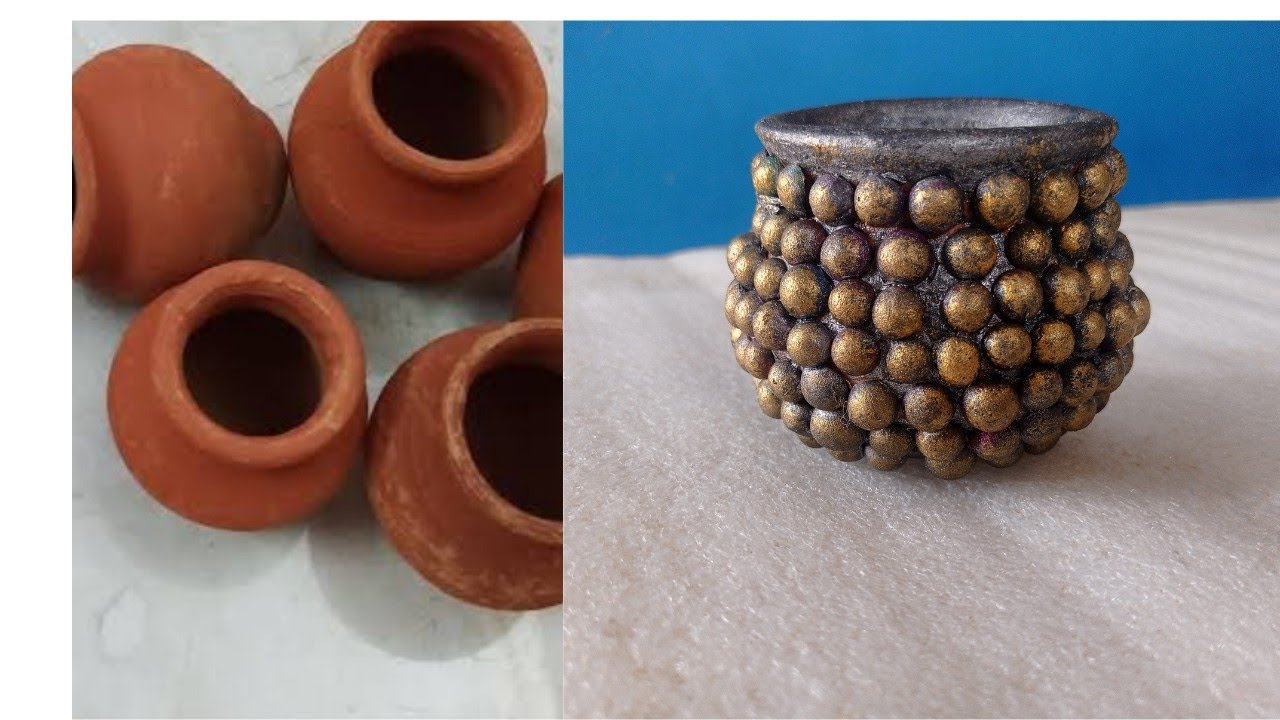 matki decoration idea . beautiful matki making by tharmacol pompom ...