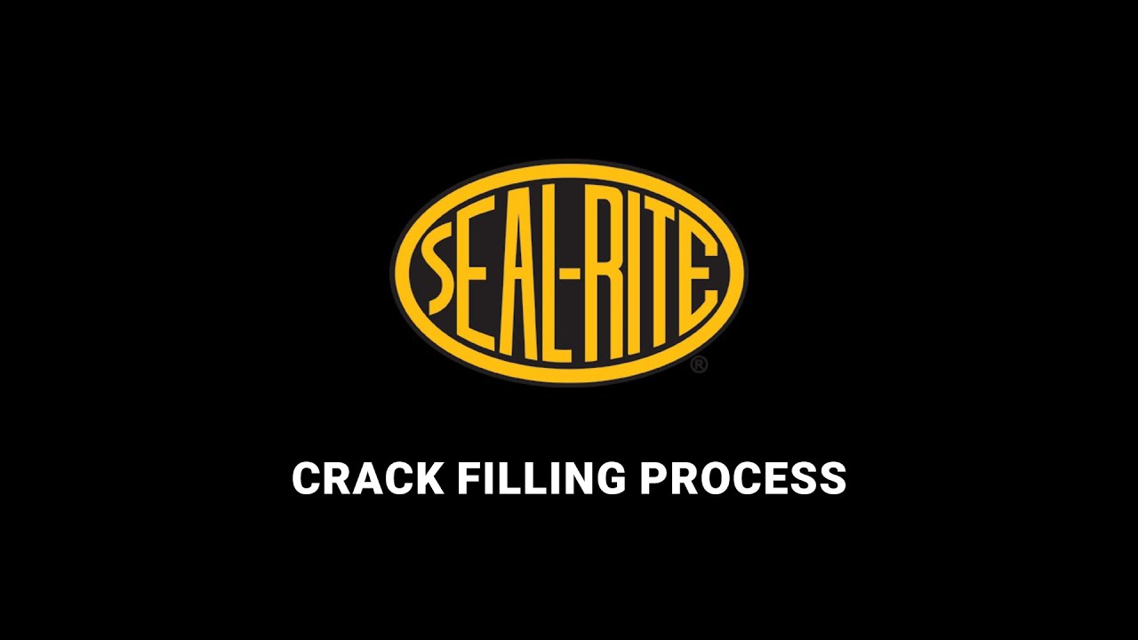 Seal-Rite Demonstrates the Crack Cleaning and Filling Process - YouTube