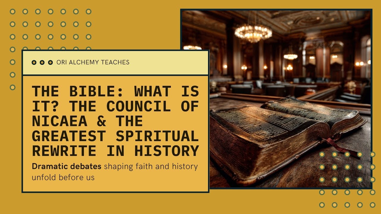 The Bible: What Is It? The Council of Nicaea & the Greatest Spiritual ...