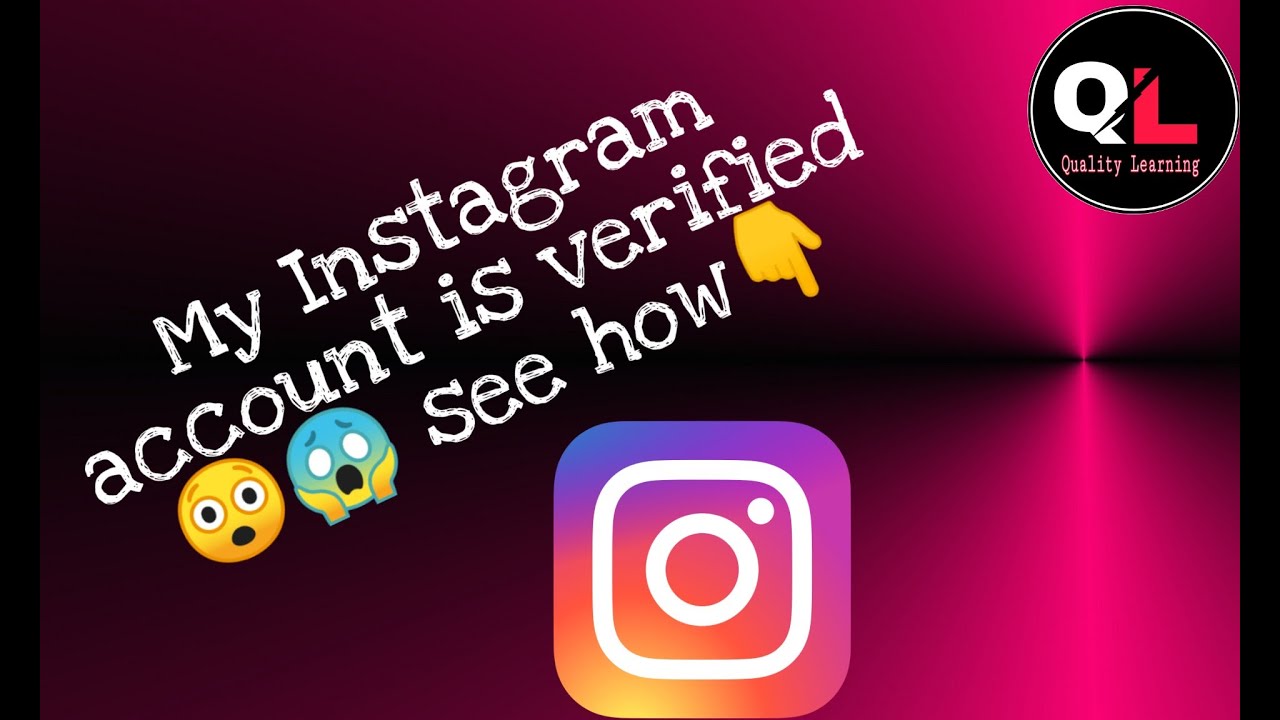 How to get verified in Instagram|Instagram Verification|Quality ...