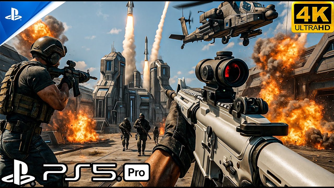 INTERCEPTING HUGE NUCLEAR STRIKE (PS5) Realistic ULTRA Graphics ...