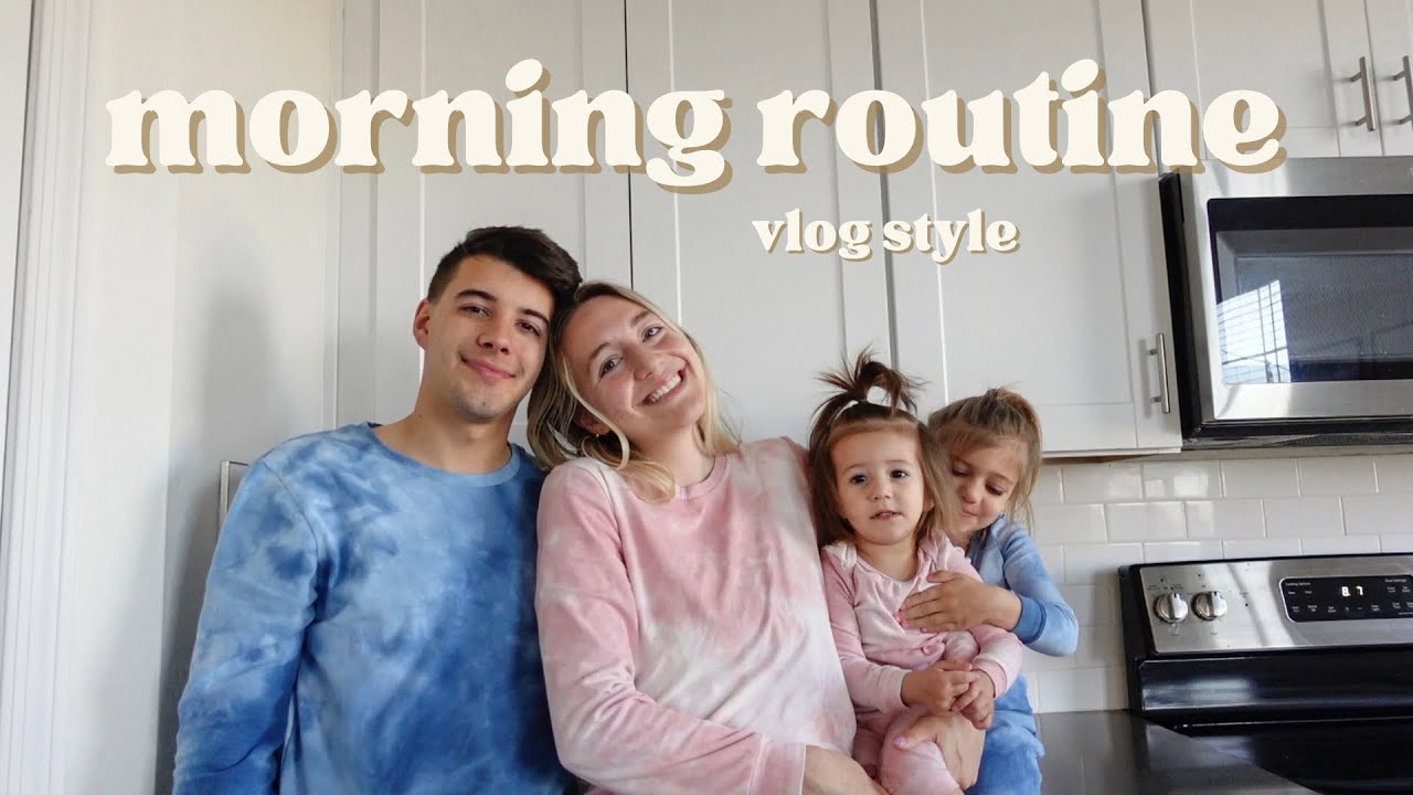 Realistic Morning Routine with a toddler and baby! - YouTube