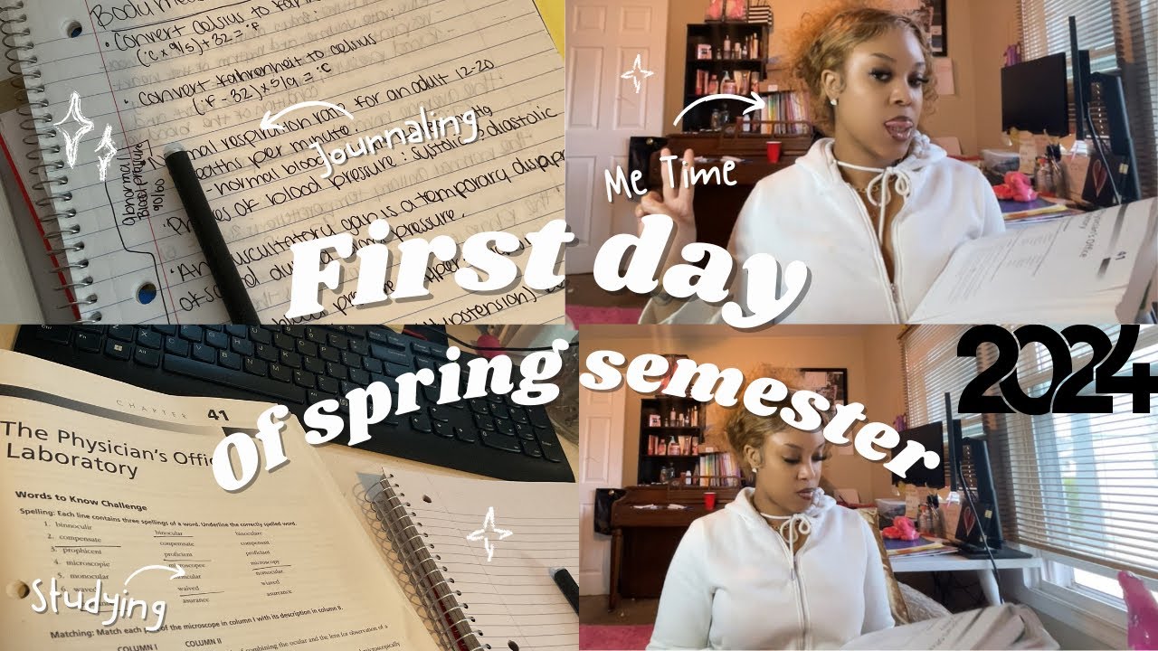 A DAY IN MY LIFE AS A COLLEGE STUDENT | FIRST DAY OF SPRING SEMESTER ...
