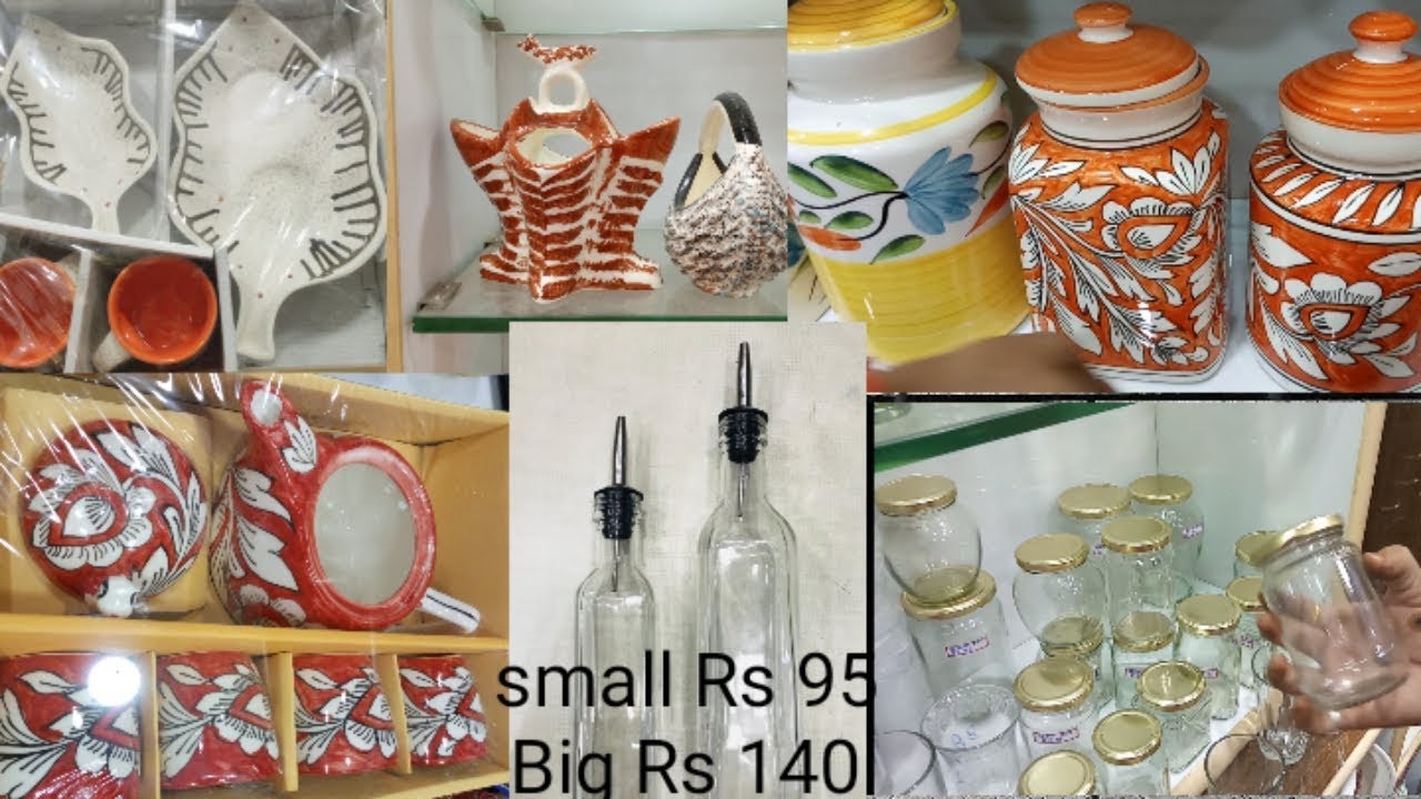 sri kul devi novelties new shop glass and ceramic collection - YouTube