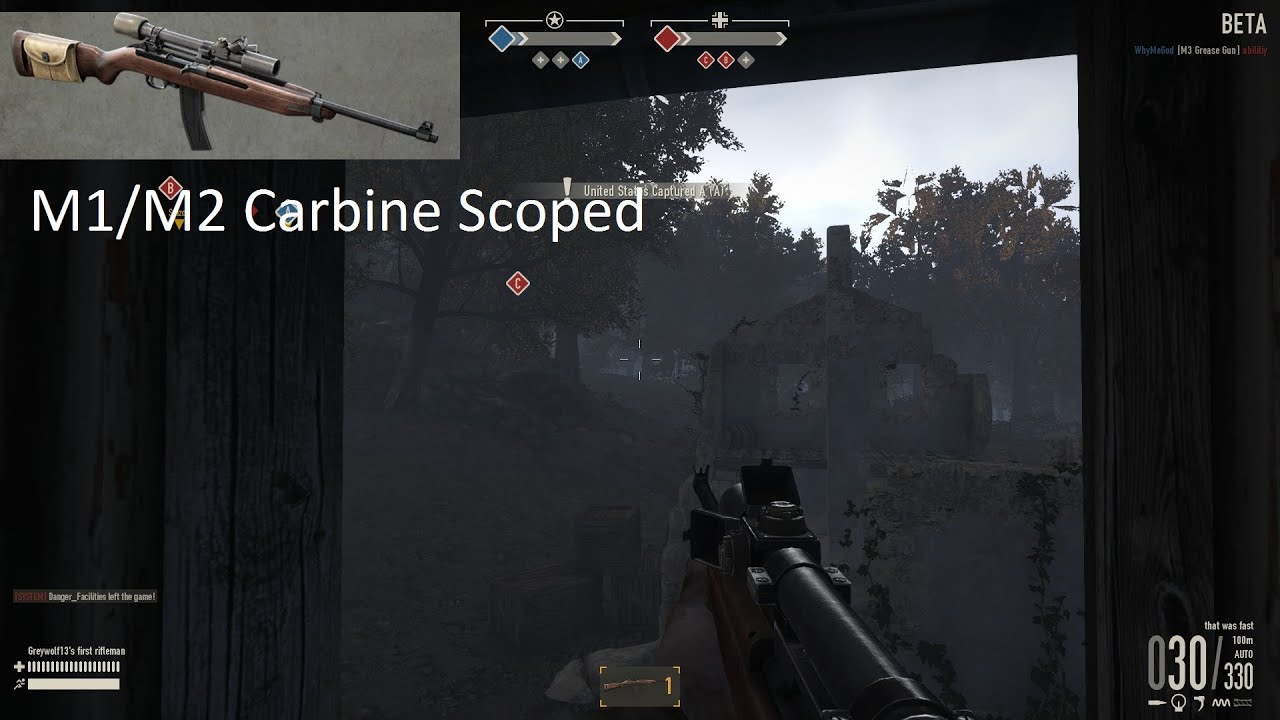 M1/M2 Carbine Scoped - Expensive Scope - YouTube