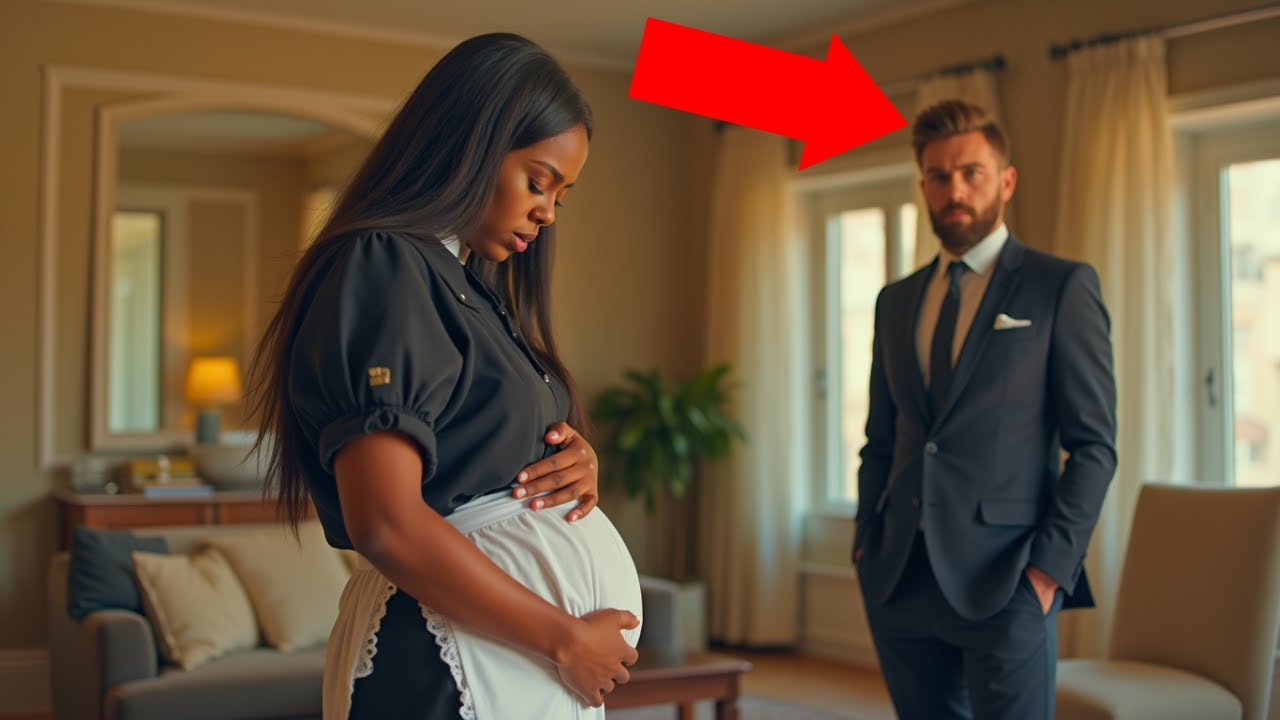 The Black Maid Hides Her Pregnancy From the Millionaire Boss, Afraid of Losing Her Job, But ...