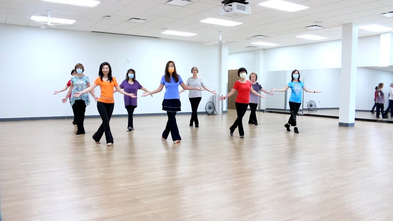 The Beat Don't Stop - Line Dance (Dance & Teach in English & 中文) - YouTube