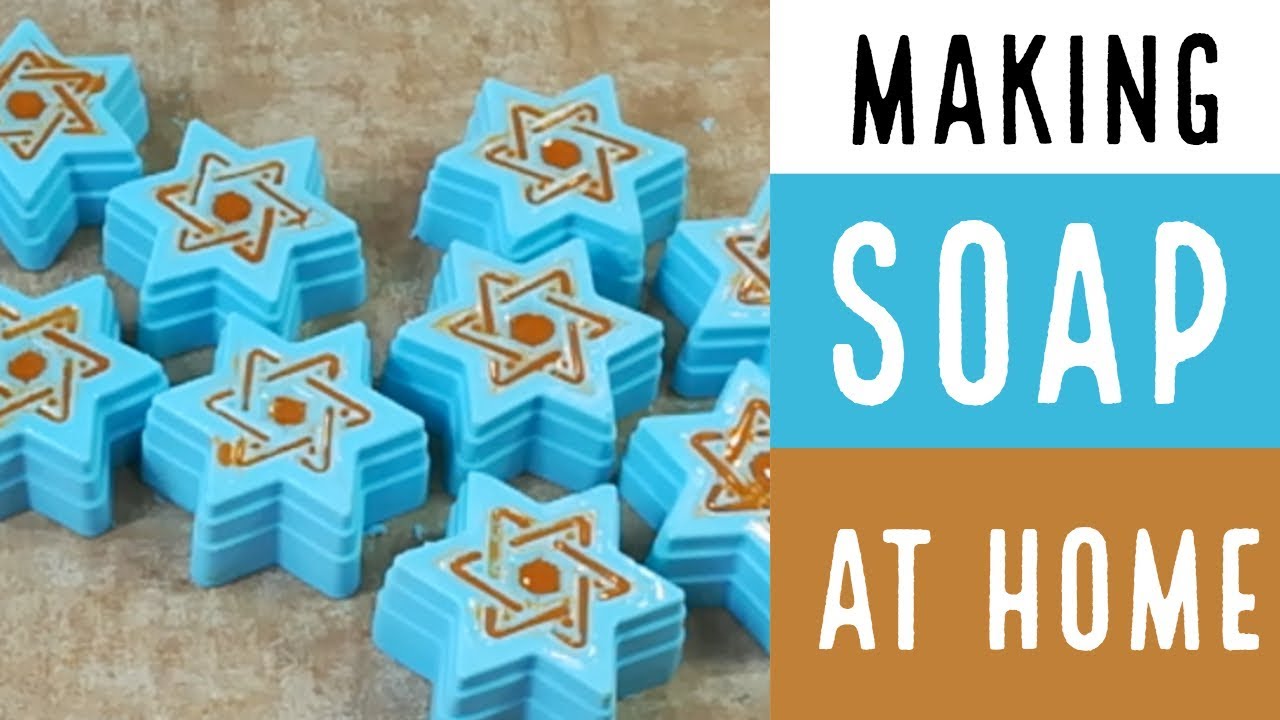 How to Make Soap at Home - Star of David Soap - YouTube