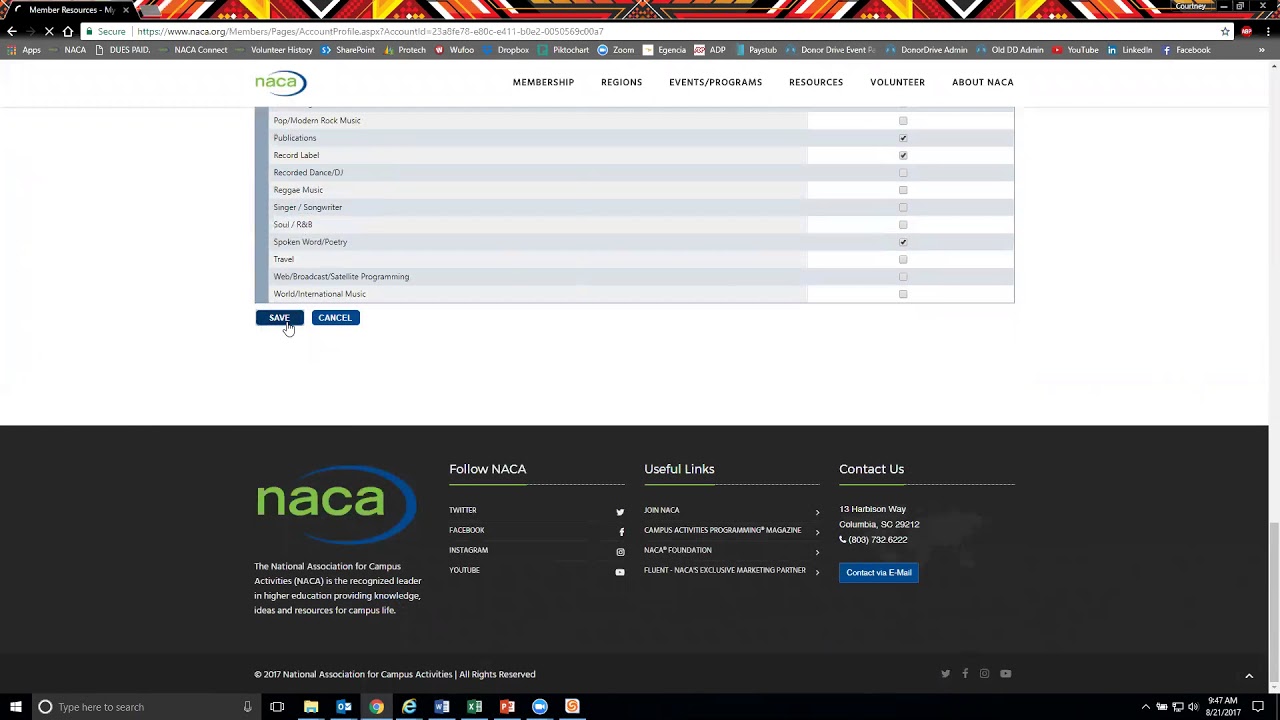 Managing Your NACA Associate Account: Adding and Updating Company Info ...