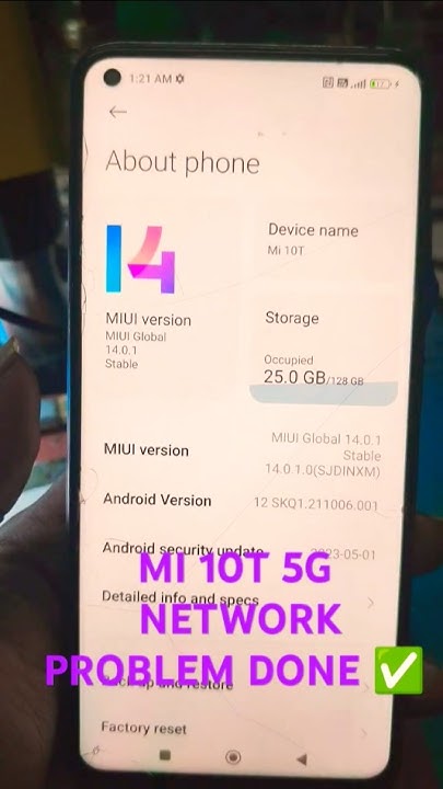 Mi 10T 5g baseband and imei unknown problem Solved - YouTube