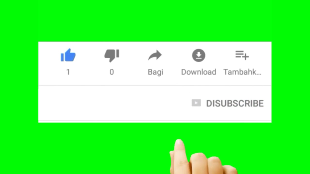 Like and subscribe - Chroma key - YouTube