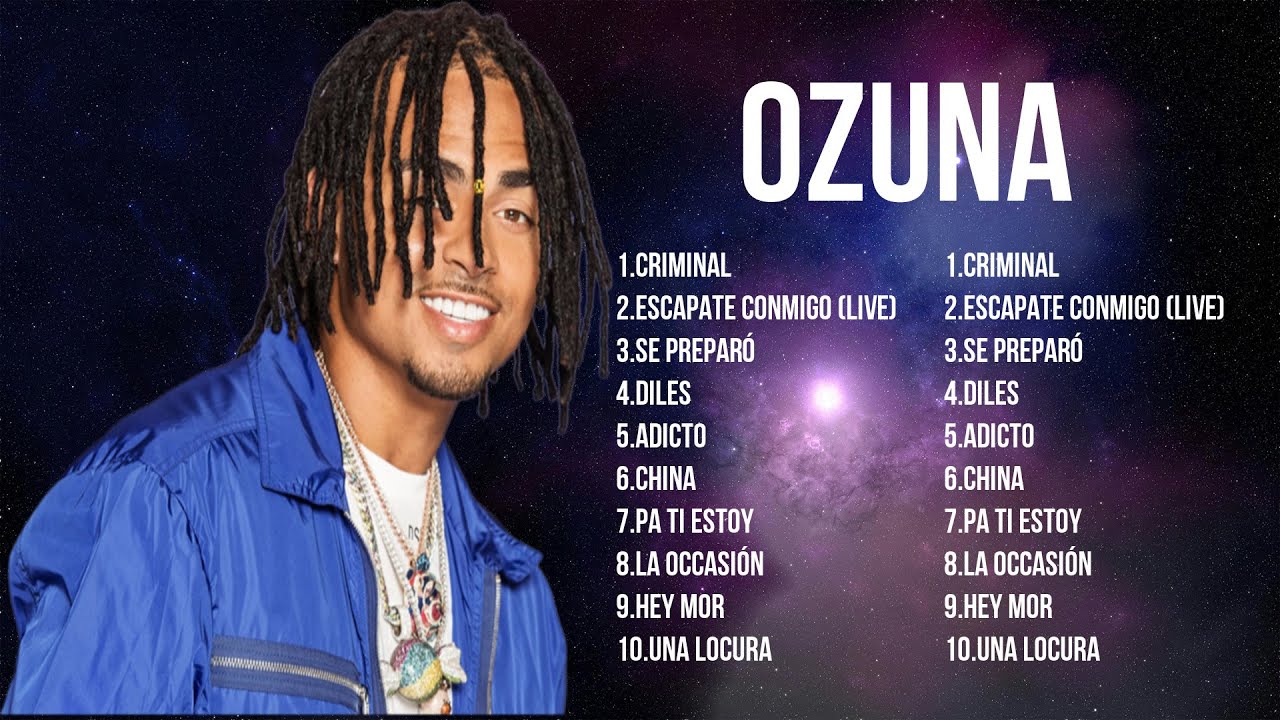 The Best Latin Songs Playlist of Ozuna ~ Greatest Hits Of Full Album ...