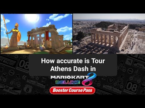 How accurate is Tour Athens Dash in Mario Kart 8 Deluxe? - YouTube