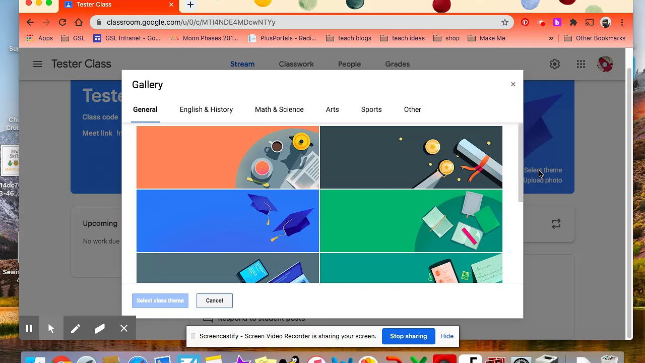 Google Classroom Tester Class - YouTube