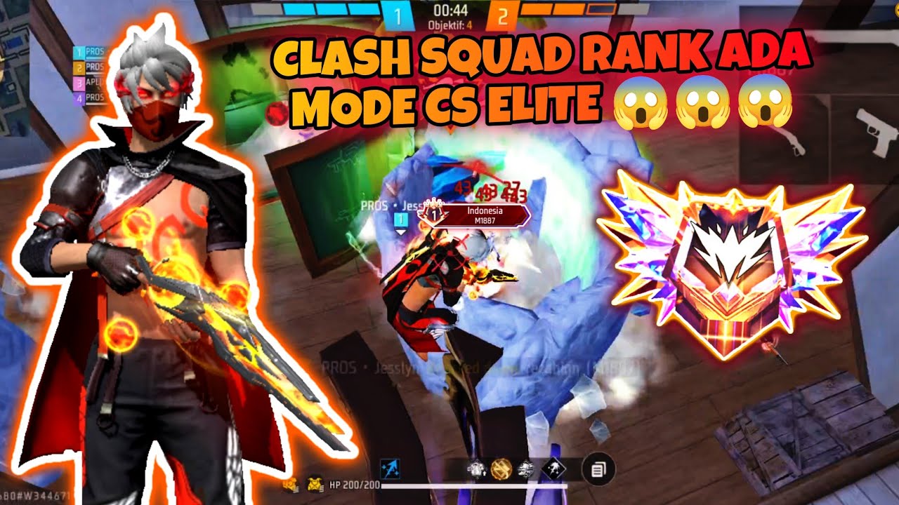 CLASH SQUAD RANK ADA MODE CS ELITE 😱😱😱 BANTAI PLAYER RANK GRANDMASTER ...