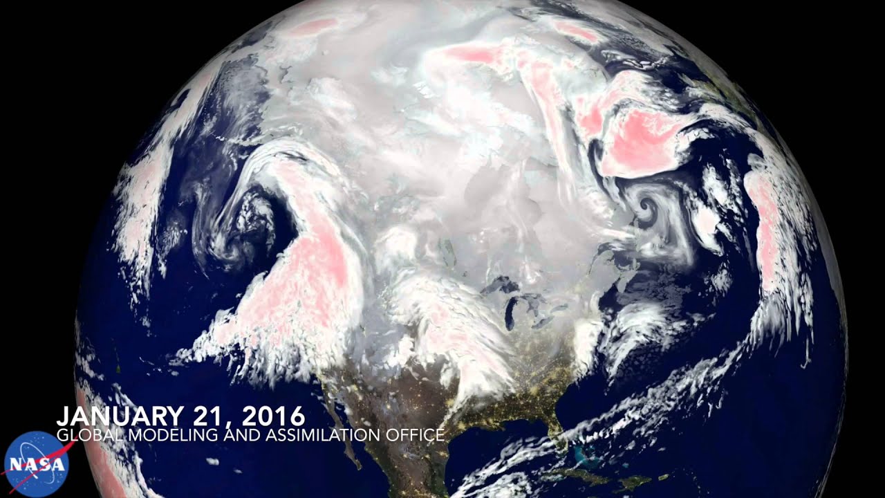 Satellite time-lapse: The 2016 East Coast Blizzard - YouTube