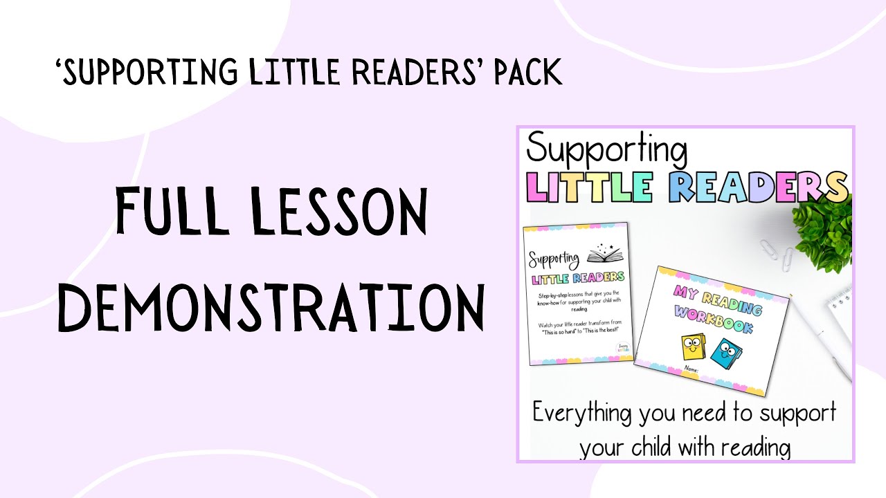 Lesson demonstration for 'Supporting Little Readers' pack - YouTube