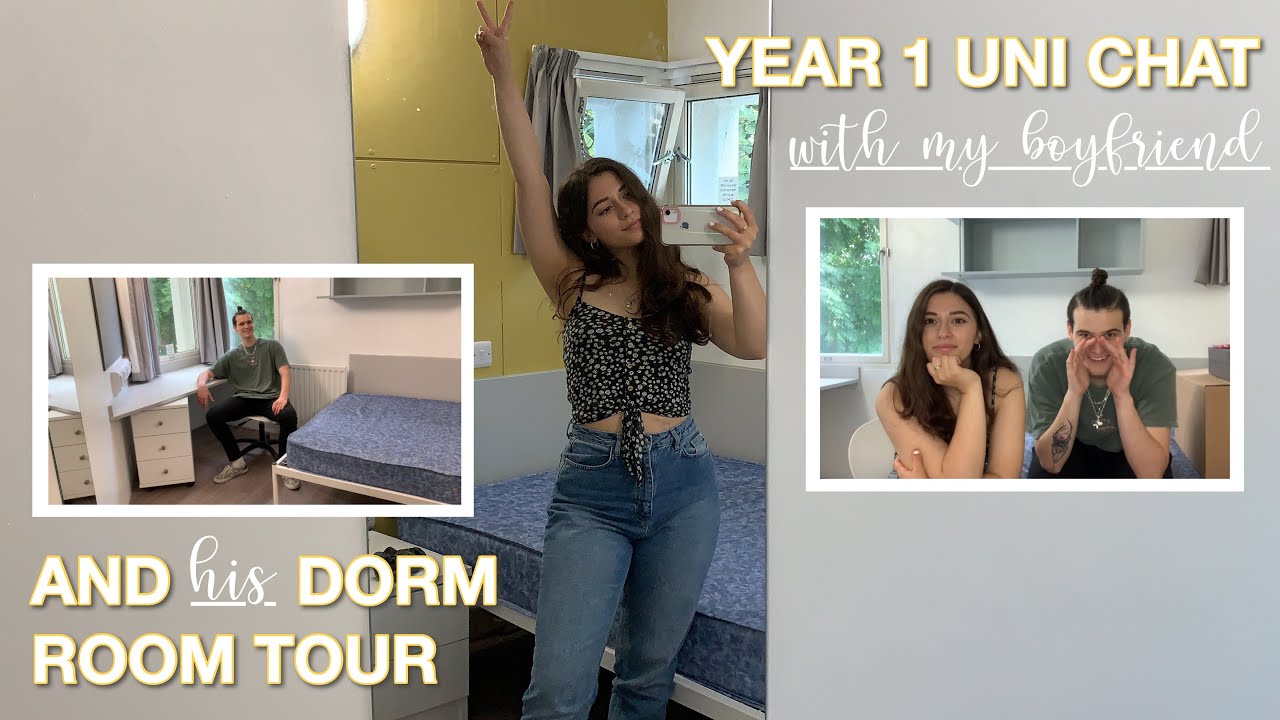 Year 1 University chat / review and empty uni room tour || Gloucester ...