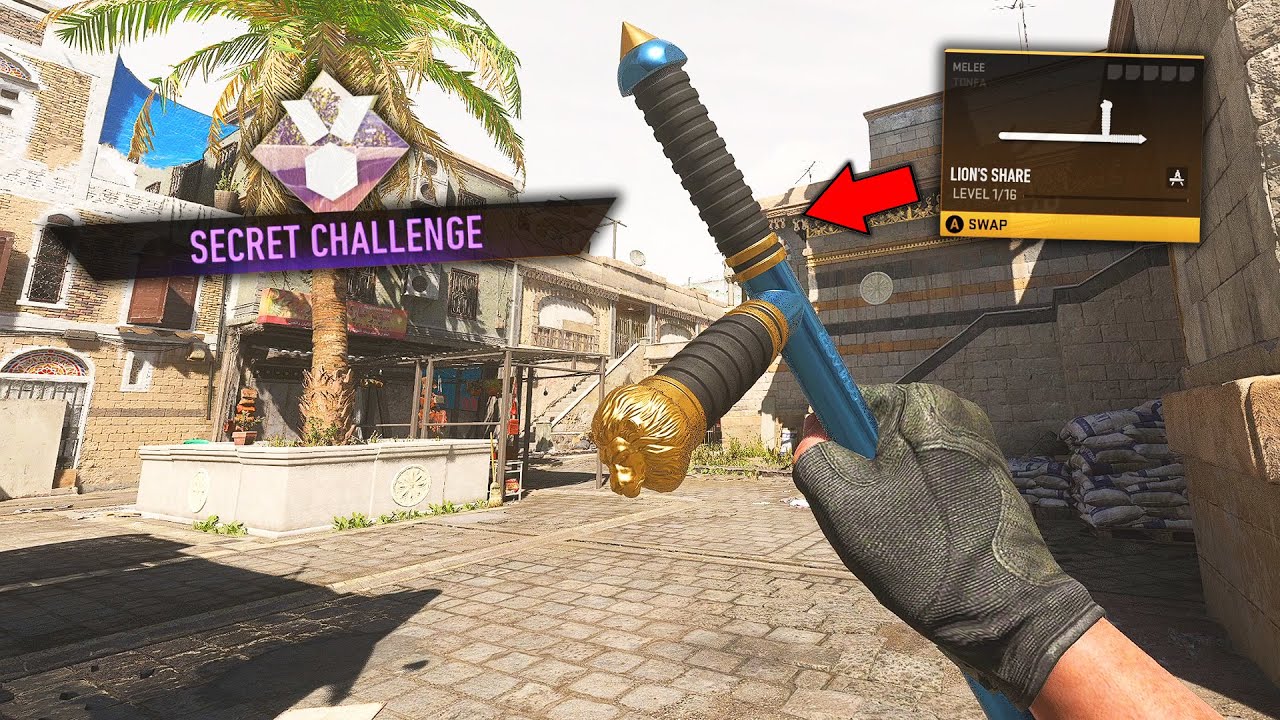 They added a HIDDEN TONFA MELEE WEAPON in Modern Warfare 2 - YouTube