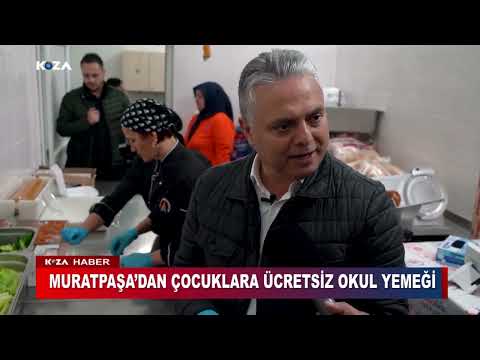 MURATPAŞA’DAN ÇOCUKLARA ÜCRETSİZ OKUL YEMEĞİ