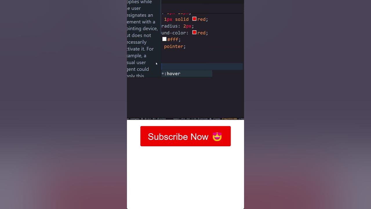 Day 41 Of 45 Days Css Challenge Hover In Css Codeminister Css3 Frontend Webdevelopment