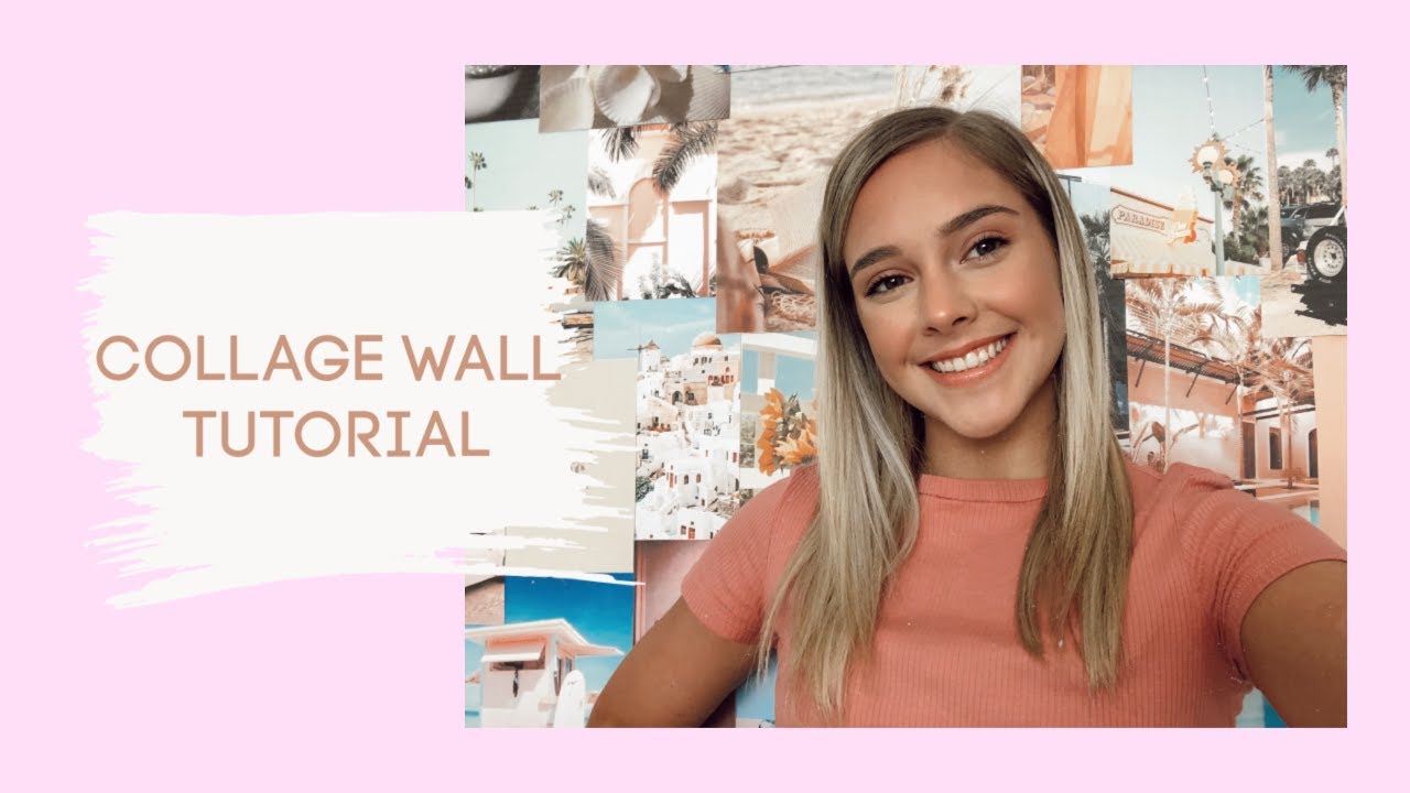 COLLAGE WALL TUTORIAL - YouTube