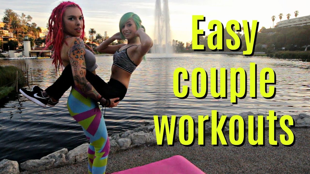 #FITNESS COUPLE WORKOUT FT. VictoriaXRave! - YouTube