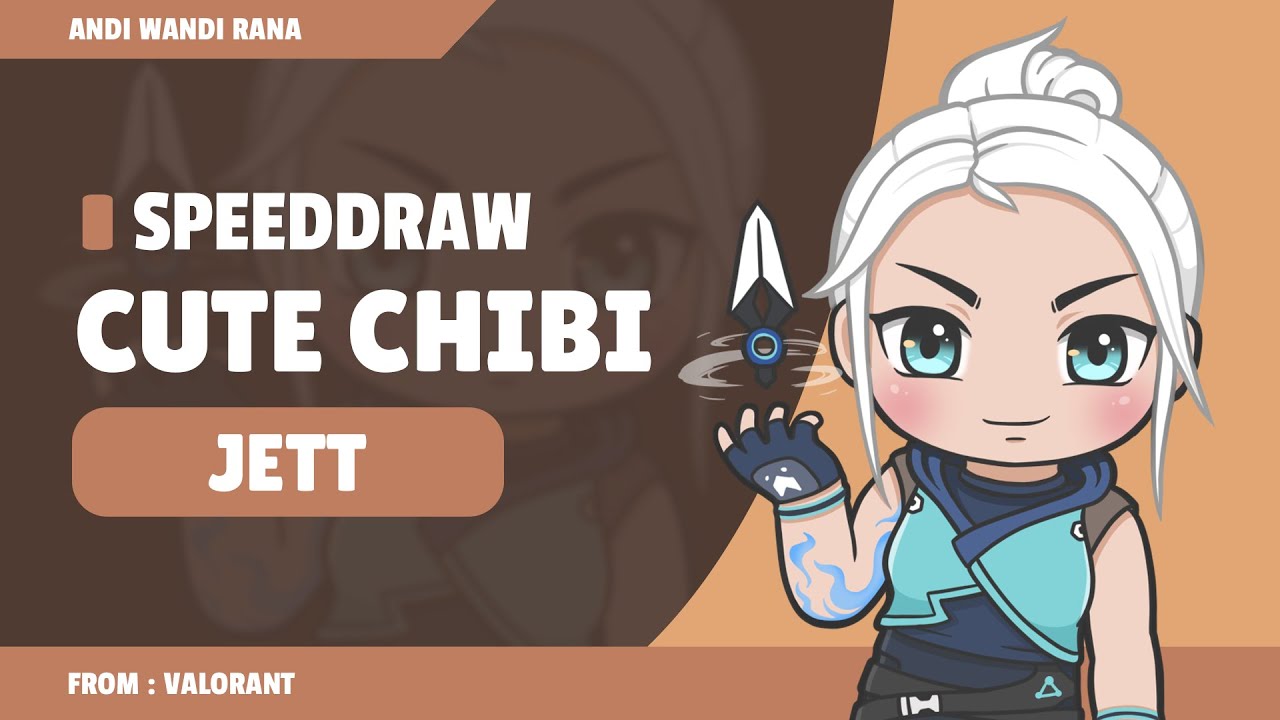 Speedpaint chibi jett from valorant [ speed draw #5 ] #speedpaint # ...