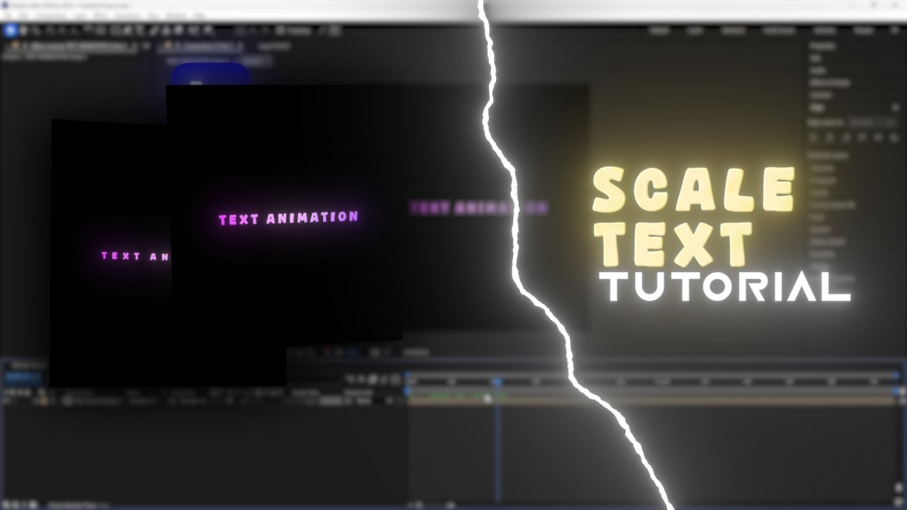 Scale Text Effect Tutorial | After Effects Tutorial - YouTube