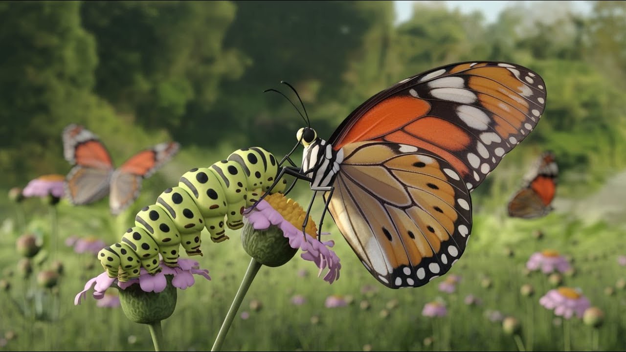 The Very Hungry Caterpillar's Magical Transformation #story #storytime ...